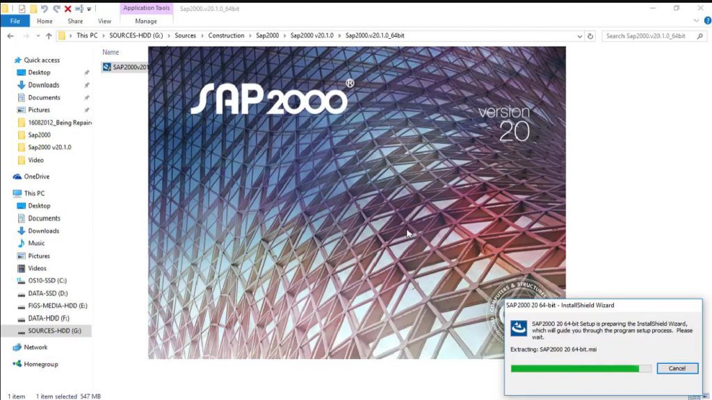 Download Sap2000 V20 Link Google Drive, Hướng Dẫn Chi Tiết